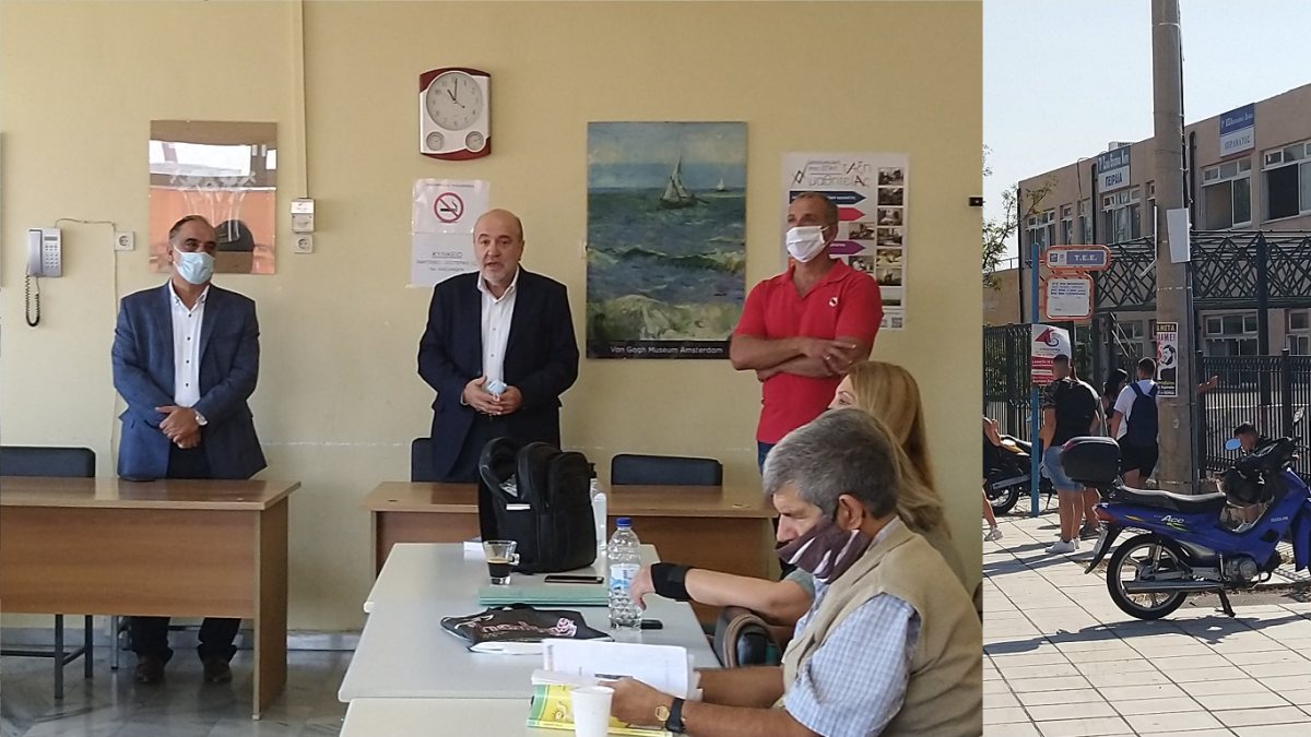 ΣΤΟ ΠΕΡΑΜΑ ΓΙΑ ΤΟ ΑΝΟΙΓΜΑ ΤΩΝ ΣΧΟΛΕΙΩΝ – Τρύφων Αλεξιάδης