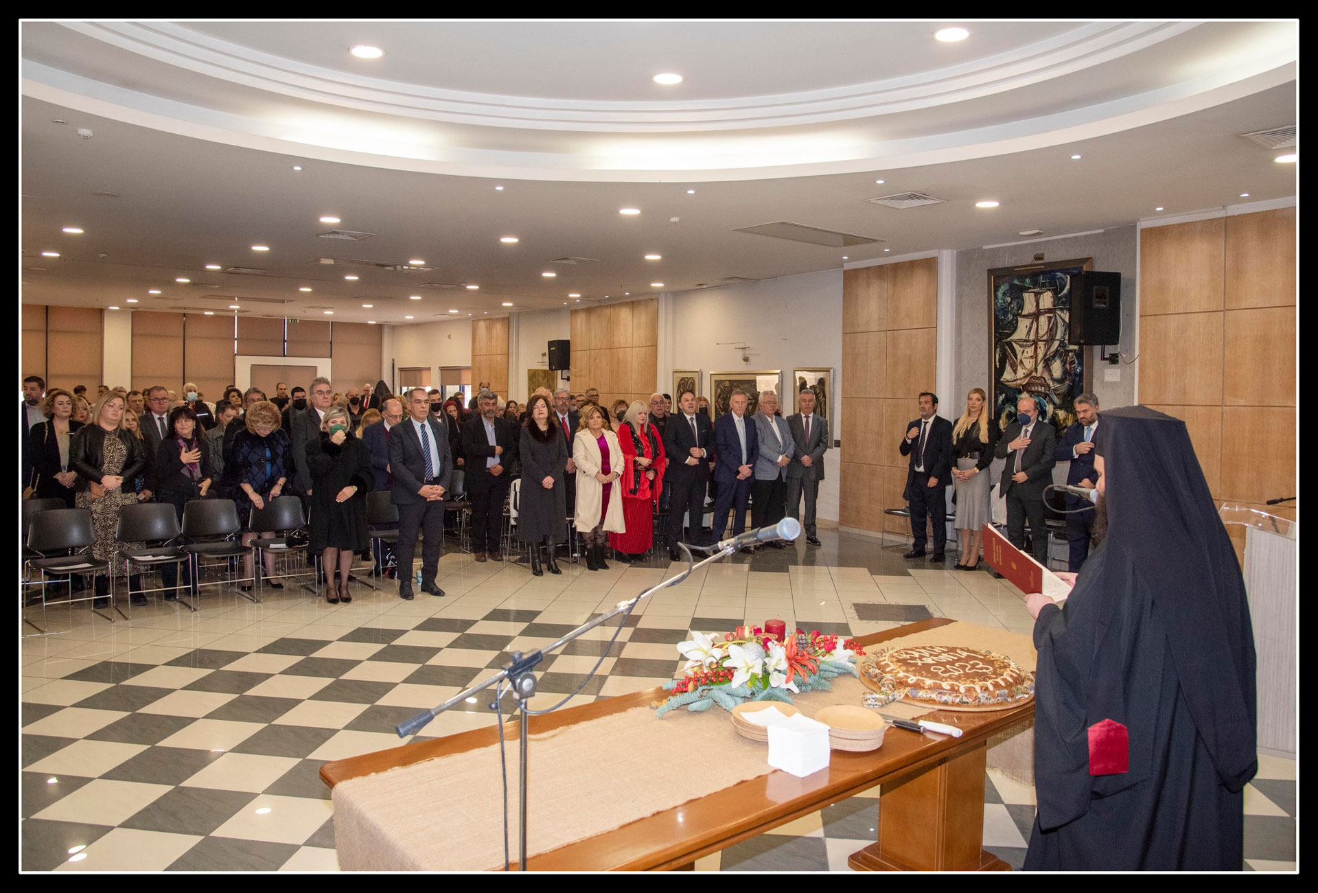 Στην κοπή της Πρωτοχρονιάτικης πίτας του Δήμου Νίκαιας Ρέντη – Τρύφων ...